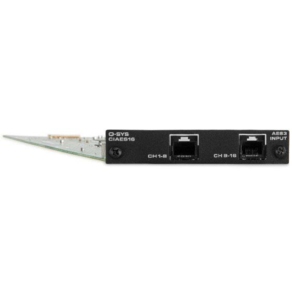 CIAES-16 – AES/EBU Input Card