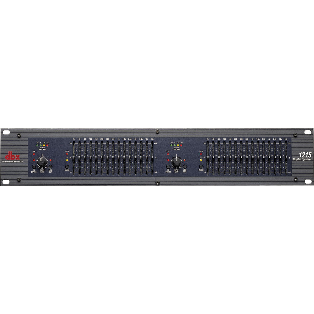 Dbx 1215 Dual-Channel 15-Band Graphic Equalizer