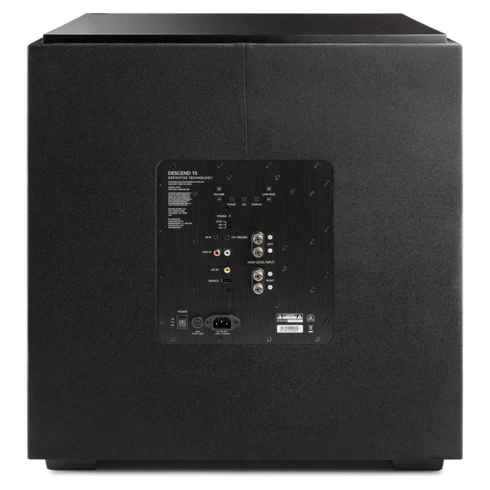 Definitive Technology DN15 Ultra-Performance, 1500W 15" Subwoofer
